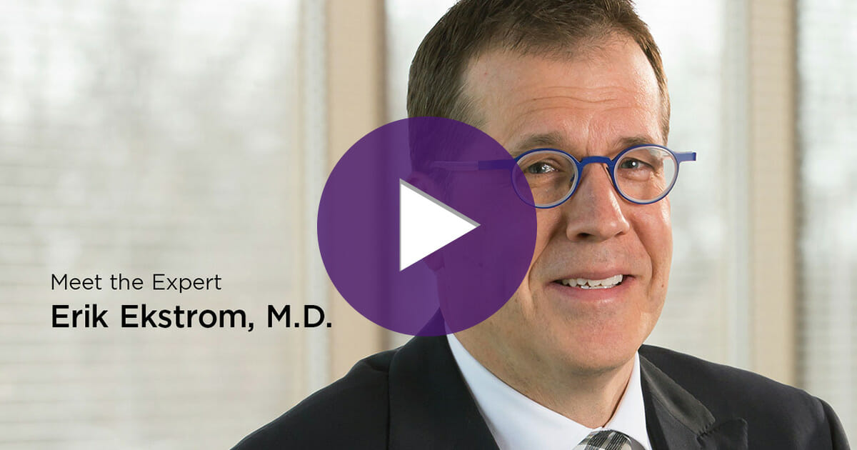 Introducing Erik Ekstrom, M.D. [Video] | Summit Orthopedics